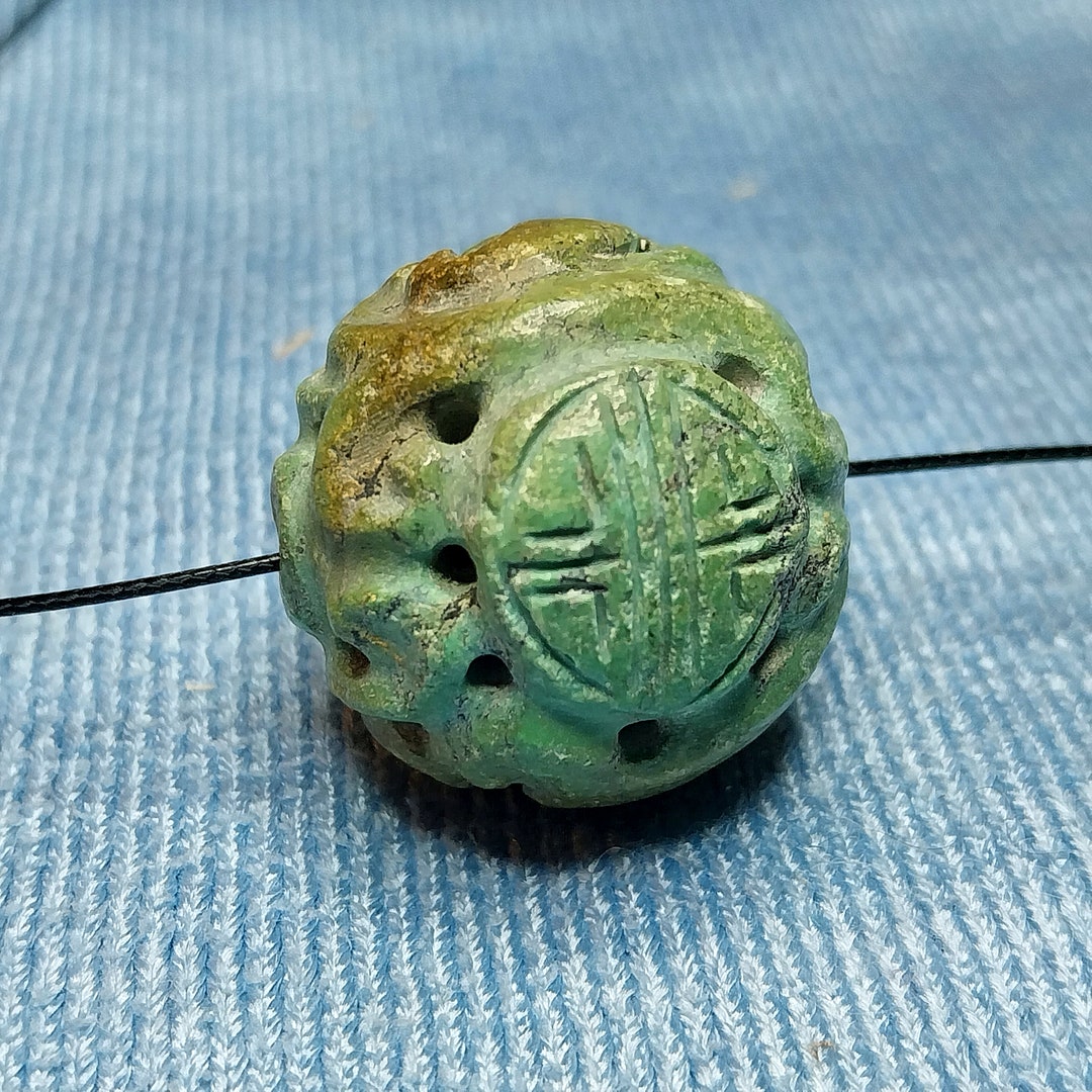TURQUOISE SPHERE From Tibet Ceremonial Object - Representation of the ...