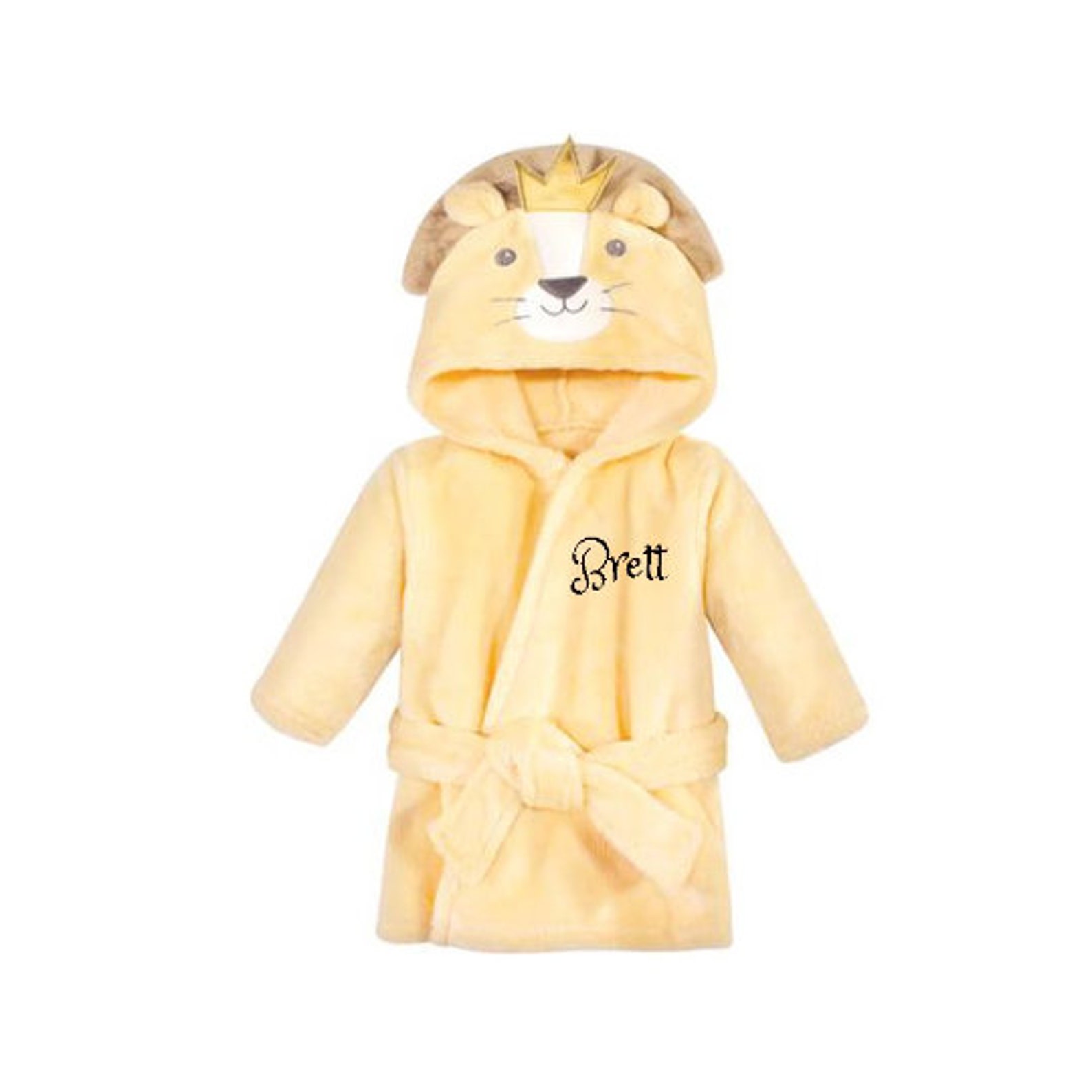 PERSONALIZED Baby Bathrobe animal infant Bath Robe custom - Etsy