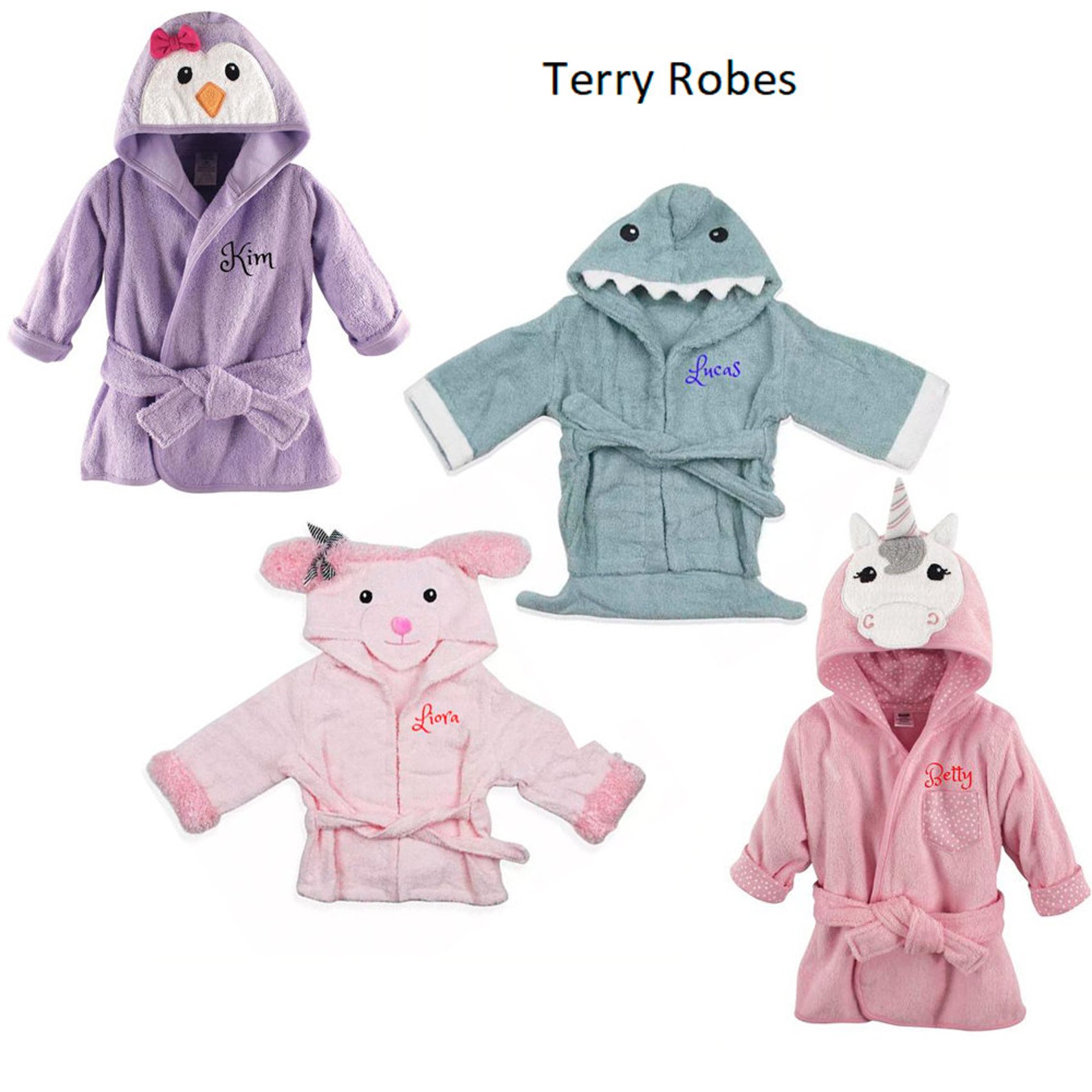 PERSONALIZED Baby Bathrobe christmas infant Bath Robe | Etsy