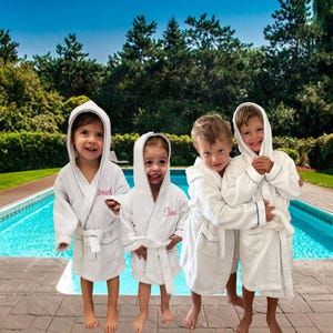 PERSONALIZED Baby Bathrobe Family Bath Robe Custom Monogram /name ...