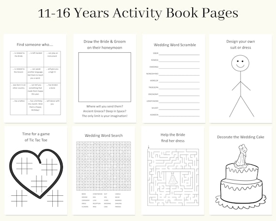 Hojas De Actividades De Boda Para Imprimir Parábola De La Fiesta De