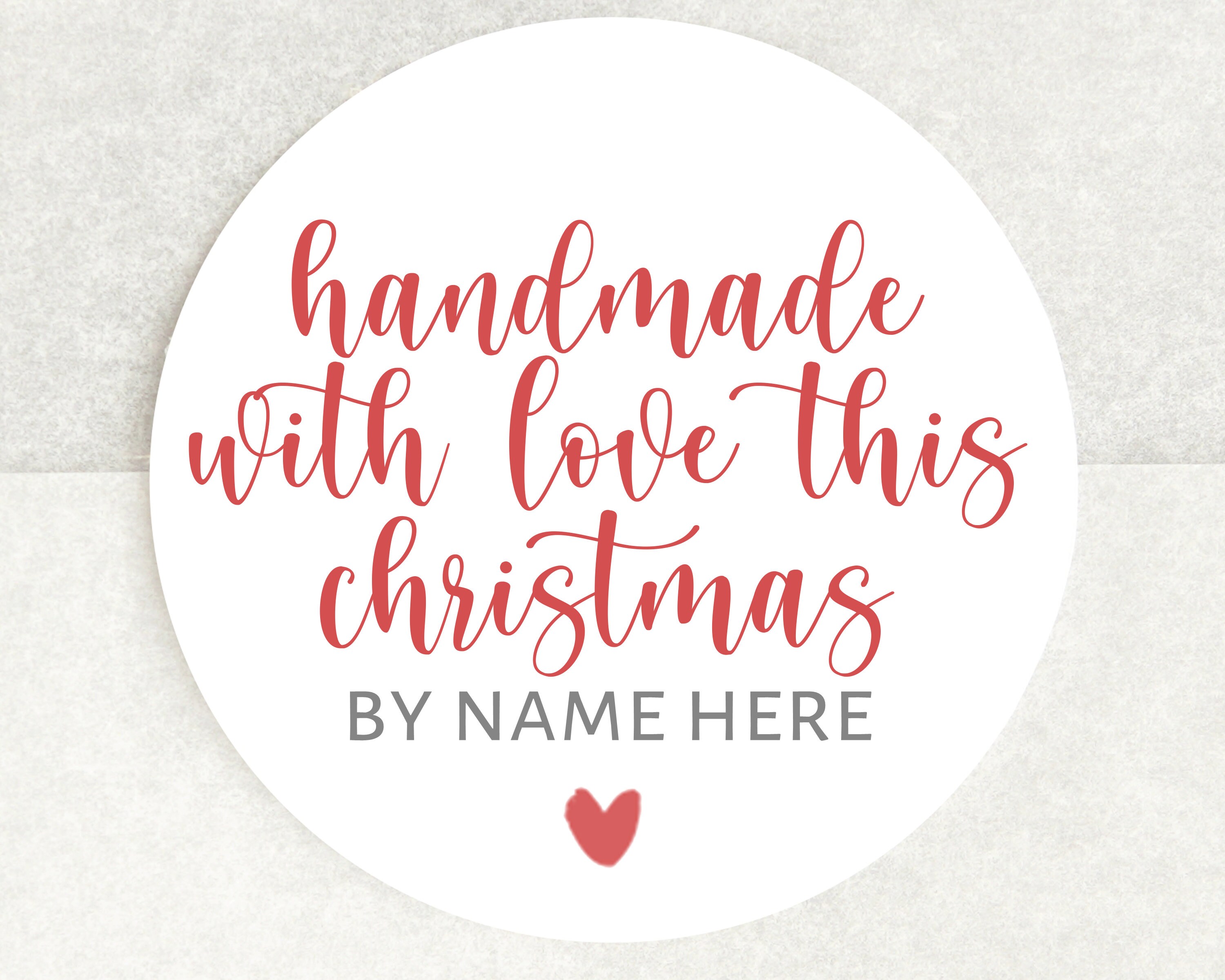Christmas Business Logo Stickers - Etsy