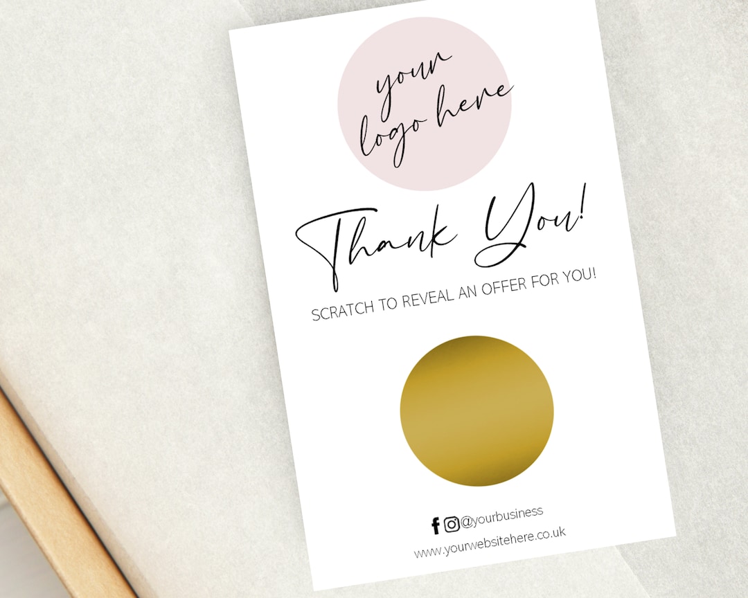 Custom Business Scratch Cards - Scratch Cards for Loyal Customers ...