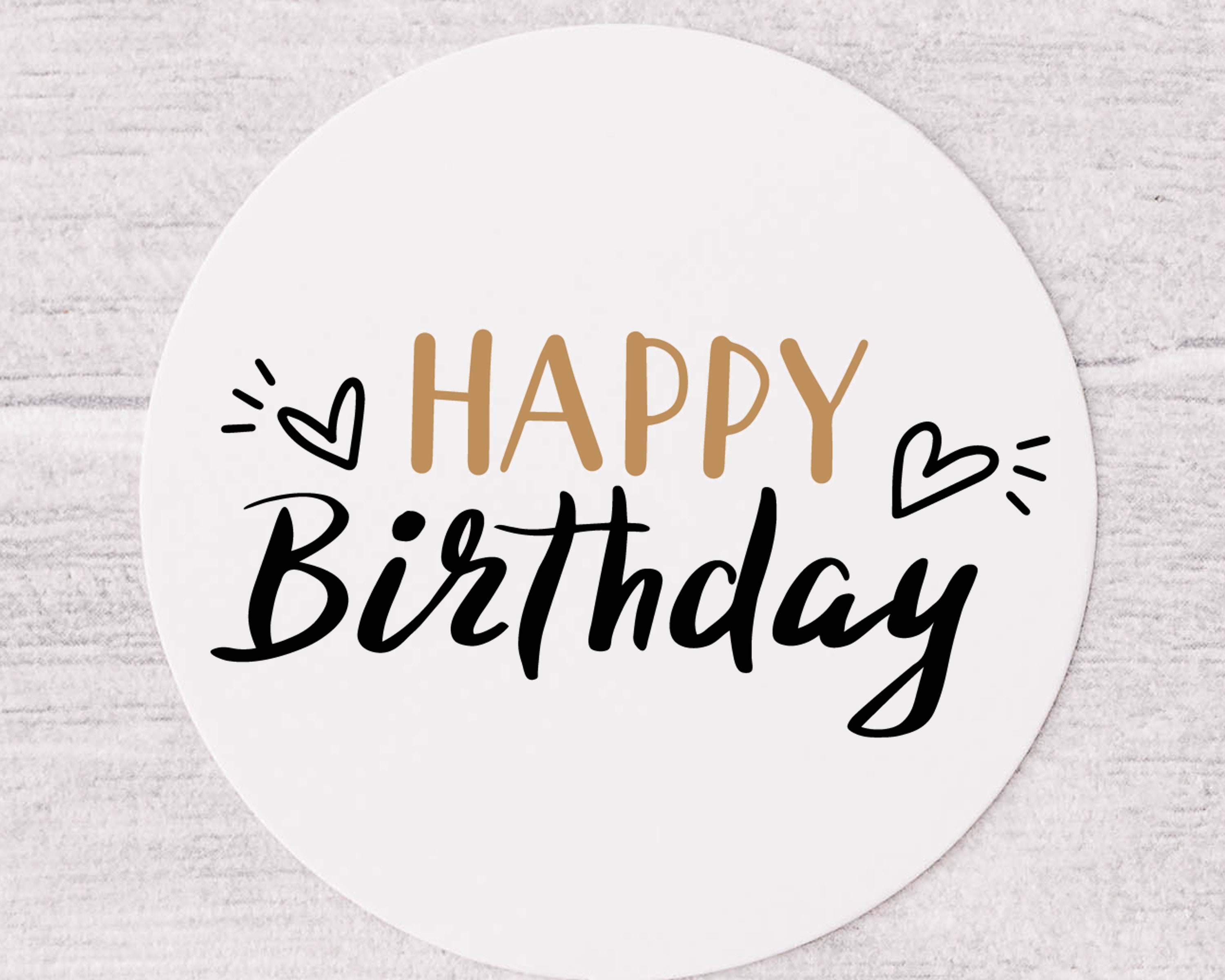 Happy Birthday Product Stickers Stickers for Birthday Gifts - Etsy