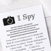 Wedding I Spy Card Game Eye Spy Disposable Camera Game White - Etsy