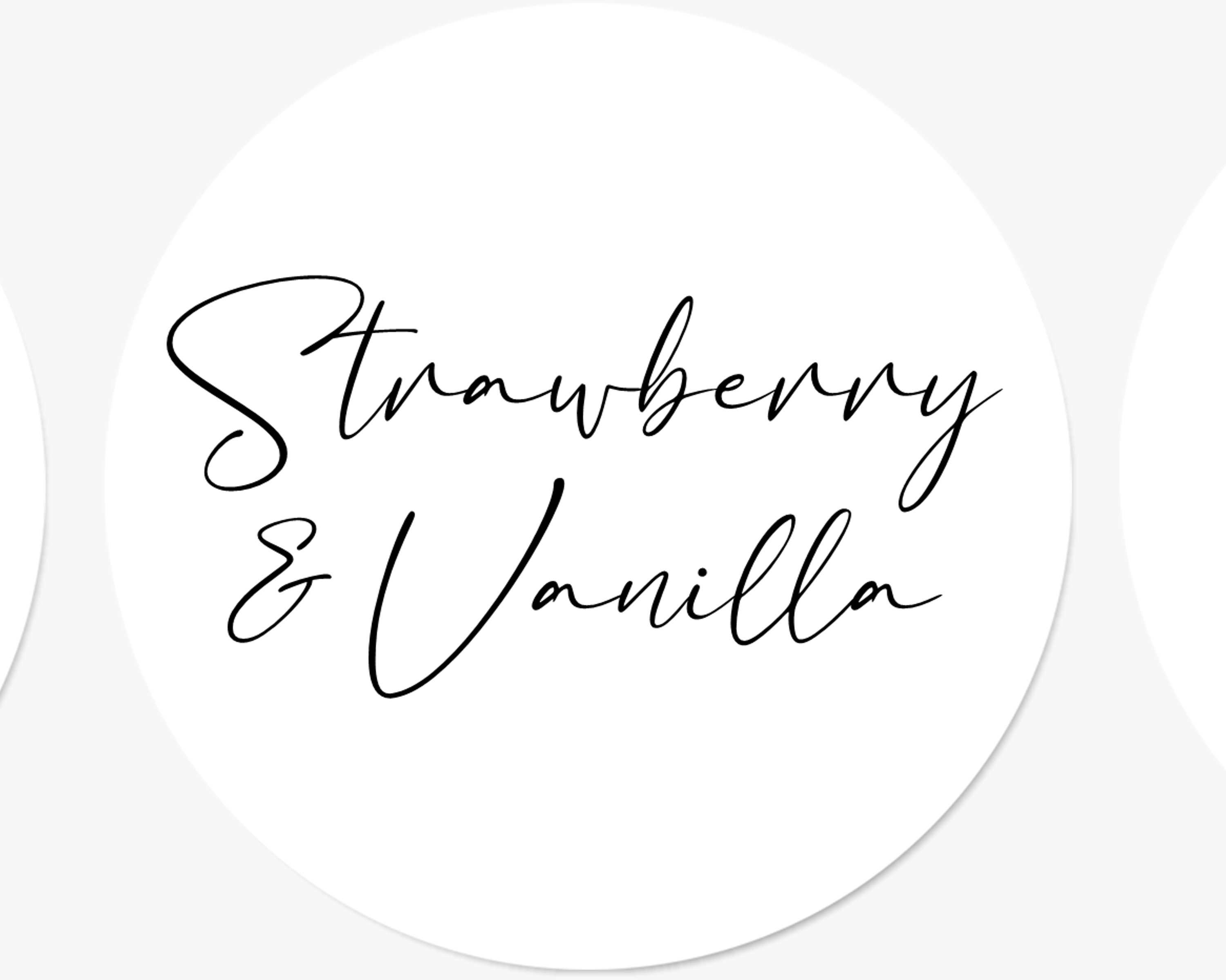 Custom Cake Flavour Stickers Flavour Labels Scent Labels - Etsy