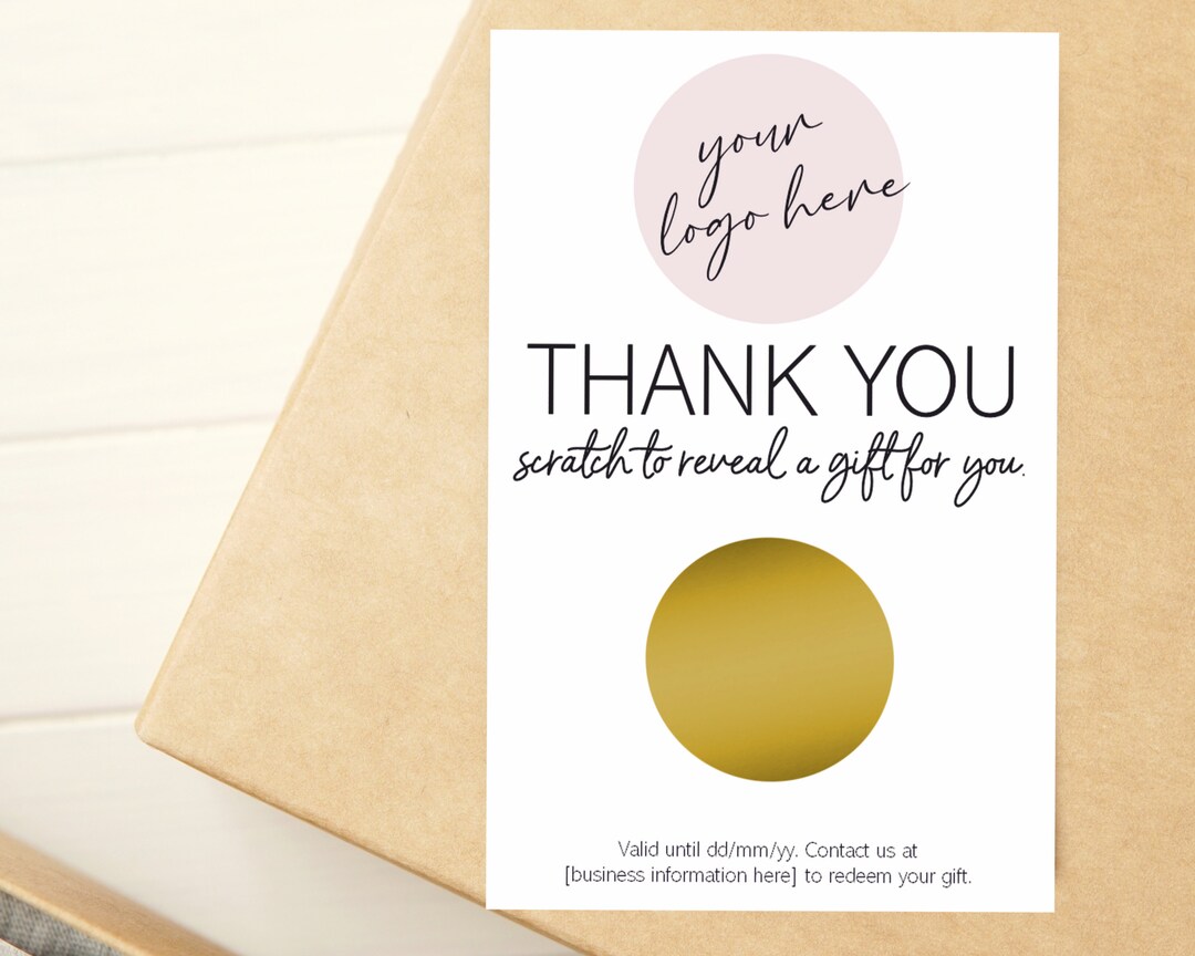 Personalised Scratch to Win Prize Cards - Customer Loyalty Cards ...