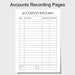 Business Accounts Book - Small Business Account Tracker Note Book ...