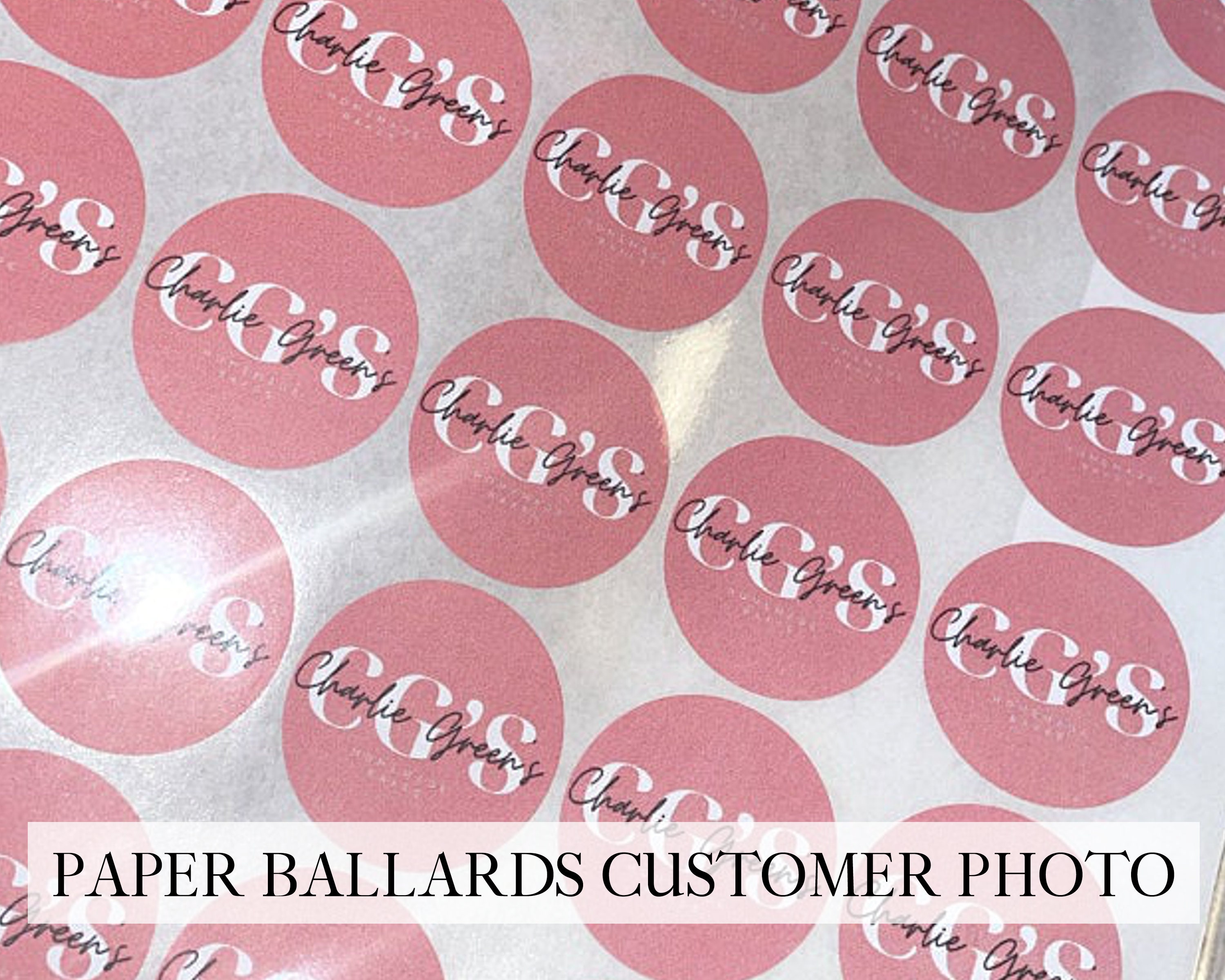 Logo Stickers 37mm Small Business Circle Logo Sticker | Etsy UK