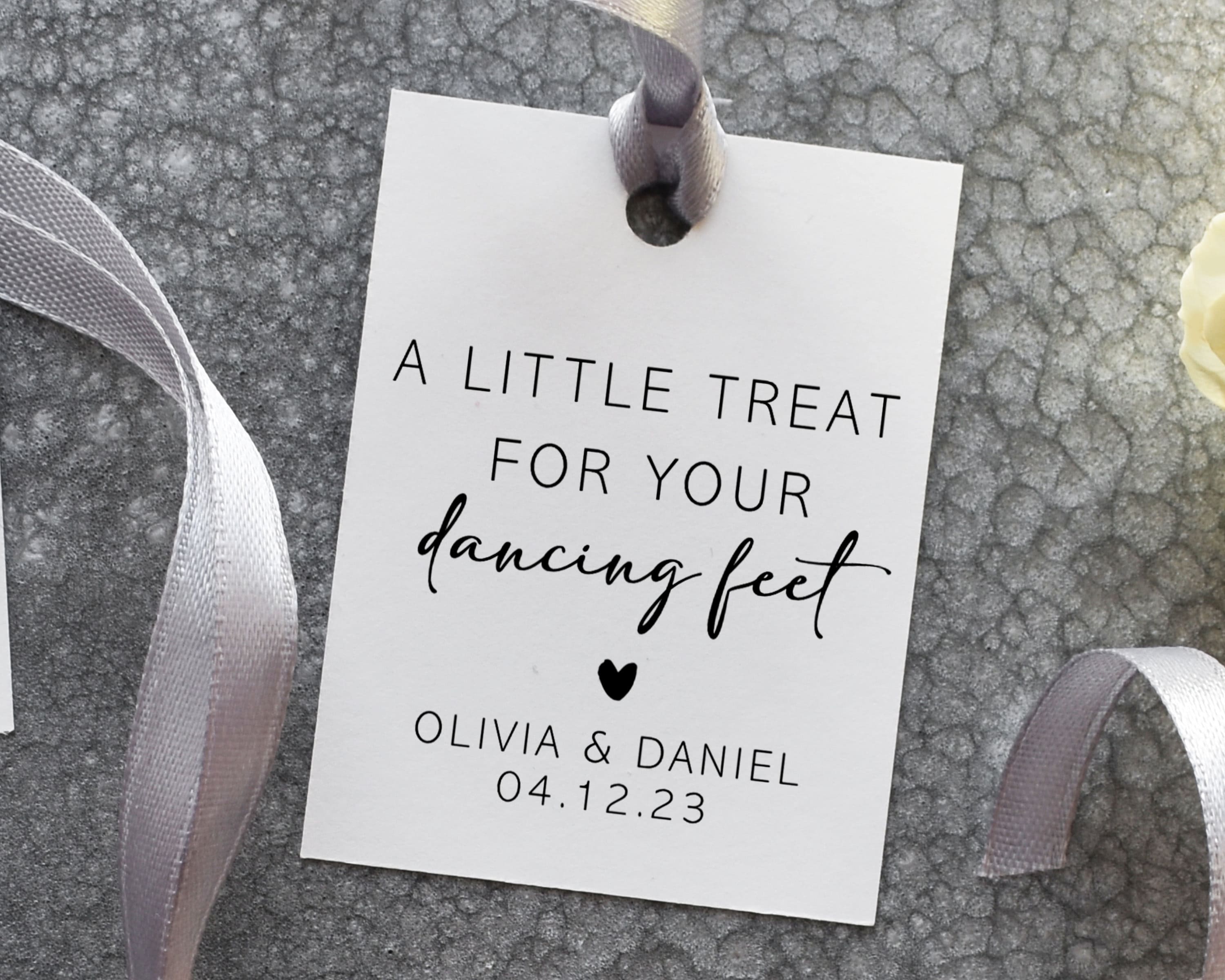 Flip Flop Tags Slipper Tags Dancing Feet Tags Wedding - Etsy