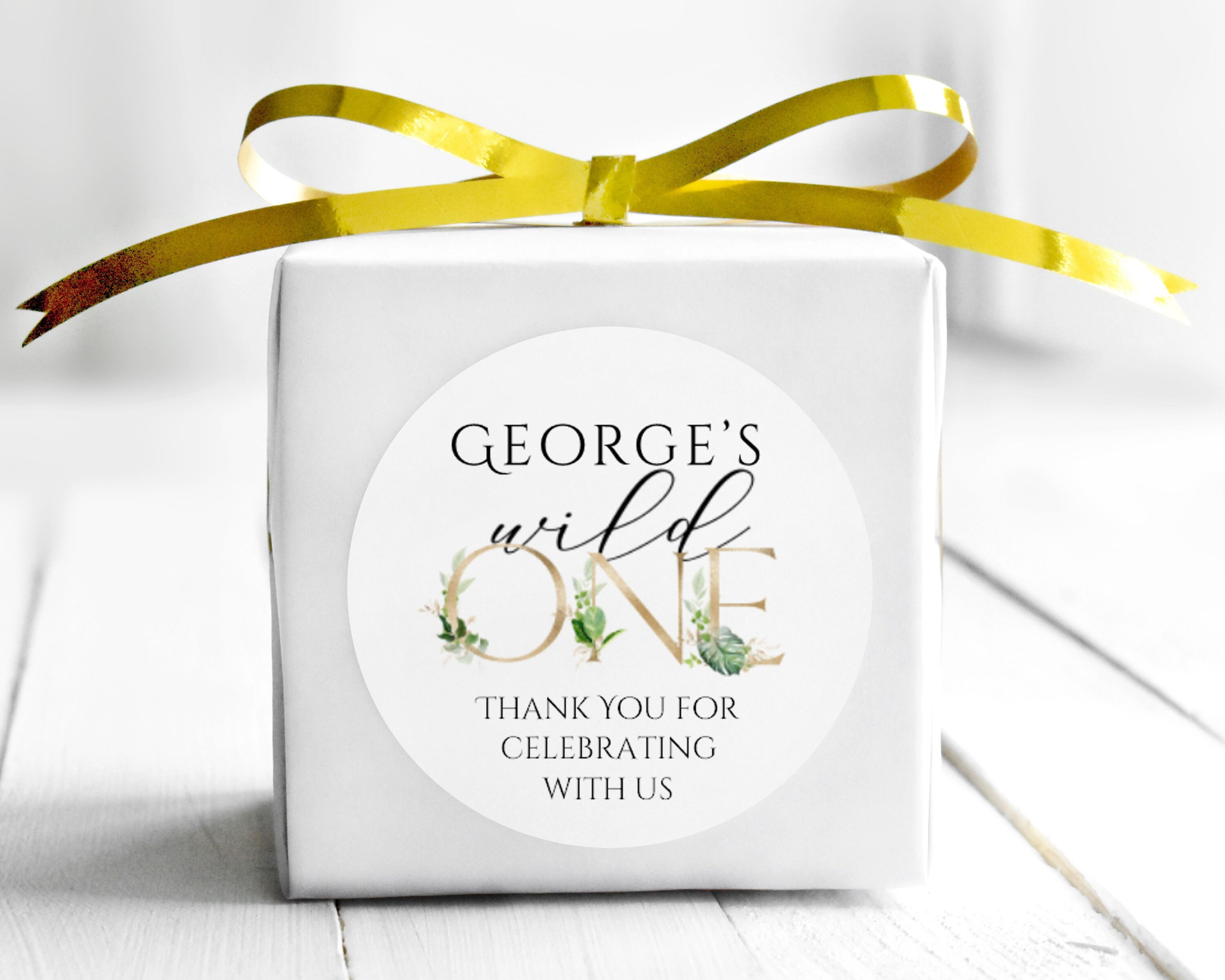 Wild One Party Favour Stickers First Birthday Favour | Etsy