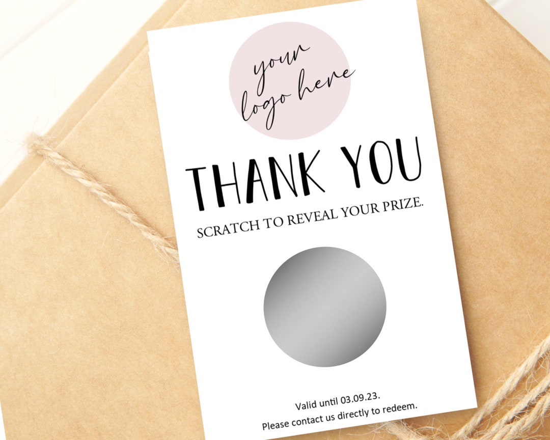 Custom Business Scratch Cards - Discount Code Cards - Business Loyalty ...