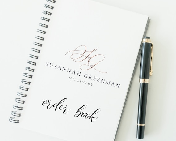 A5 Business Order Book Your Logo Personalised Order Book | Etsy