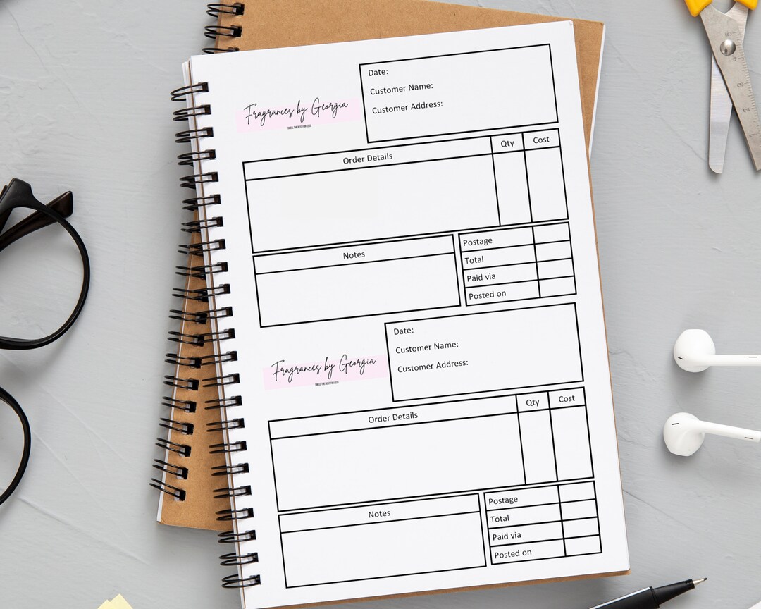 Kraft Order Book - Business Order Book for Small Businesses - Recycled ...