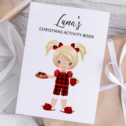 Kids Christmas Activity Book - Etsy