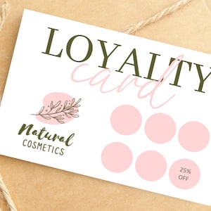 Logo Loyalty Cards for Small Businesses - Printed Loyalty Reward Cards ...