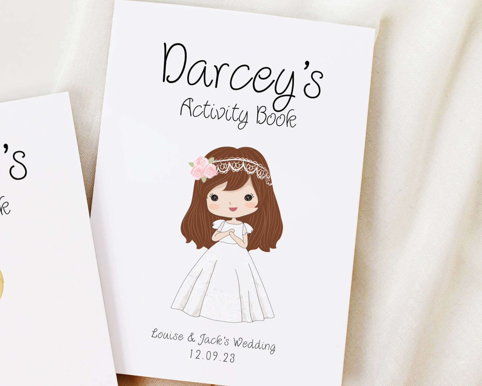 Girls and Boys Children's Wedding Activity Book With - Etsy