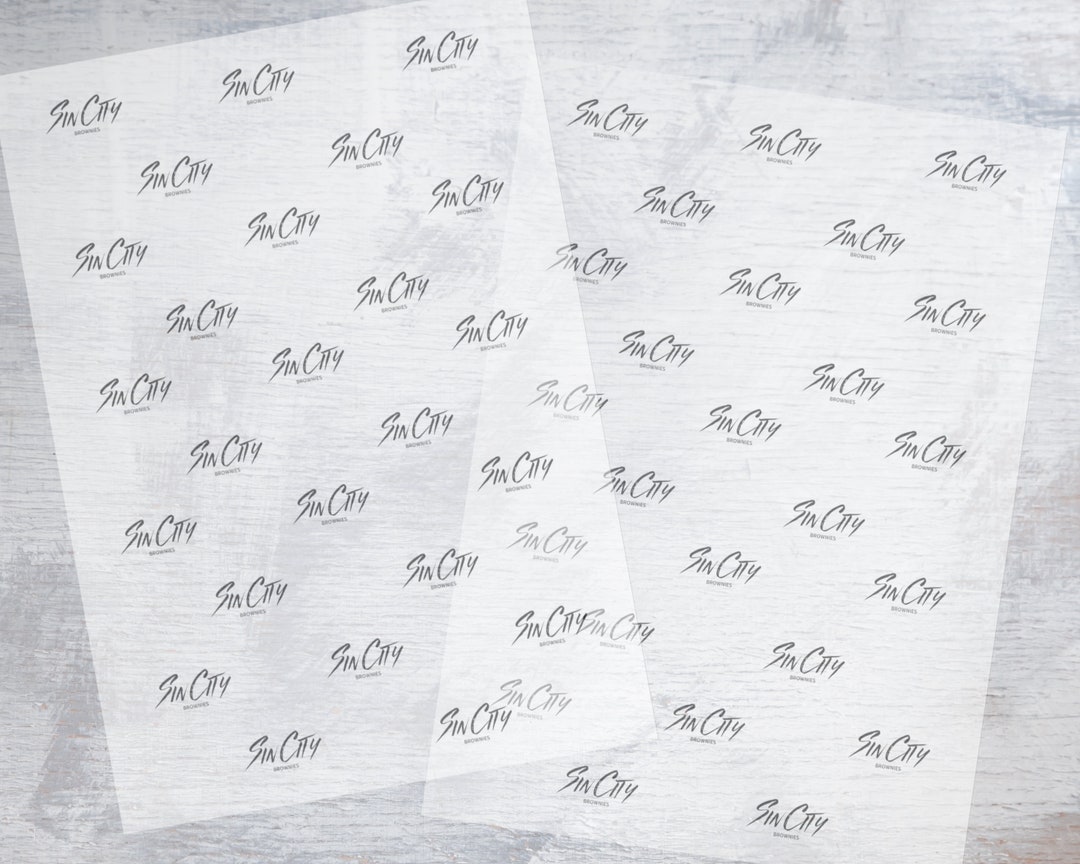 A4 Business Logo Translucent Packaging Paper - Logo Vellum Product ...