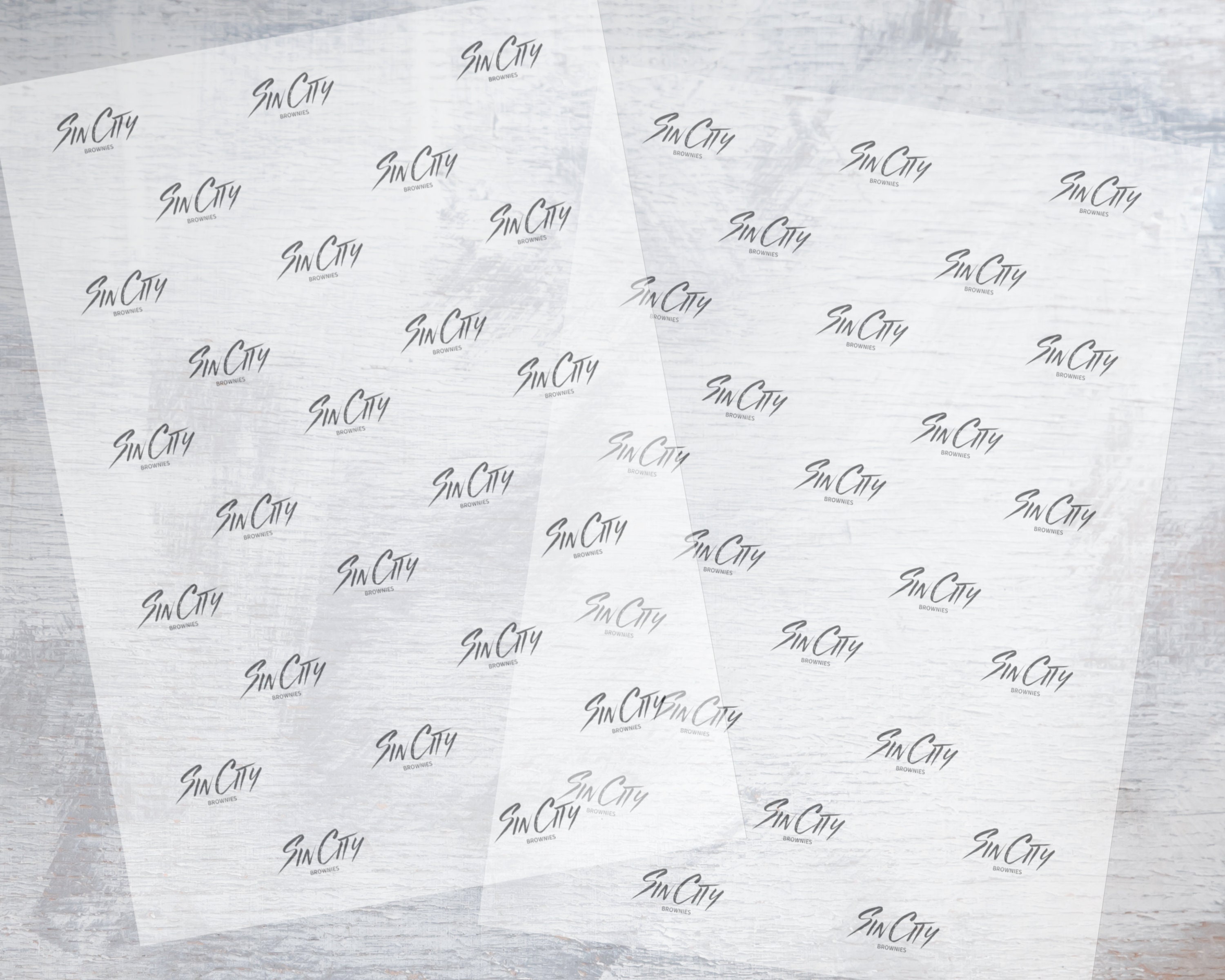 A4 Business Logo Translucent Packaging Paper Logo Vellum | Etsy