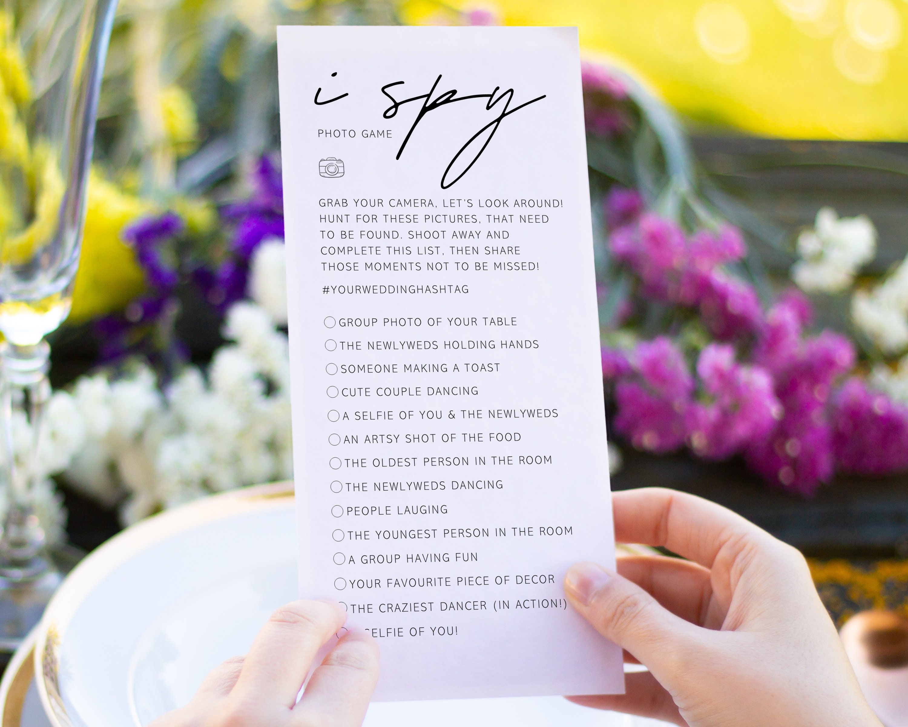 Personalised I Spy Photo Game for Weddings Printed I Spy - Etsy UK