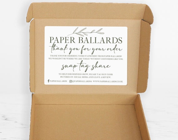 Stickers for Pip Boxes Large Labels for Inside Boxes - Etsy