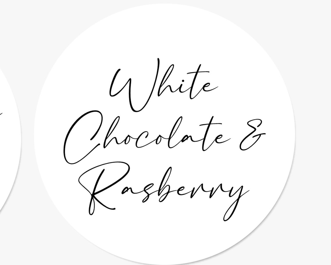 Custom Cake Flavour Stickers Flavour Labels Scent Labels - Etsy