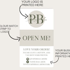 Personalised Box Seal Stickers - Logo Parcel Box Seals - Parcel Labels ...