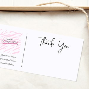 Personalised Business Logo Thank You Compliment Slips, Logo Compliment ...