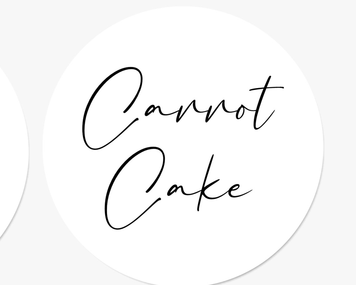 Custom Cake Flavour Stickers Flavour Labels Scent Labels | Etsy UK