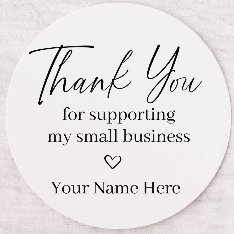Business Stickers - Etsy