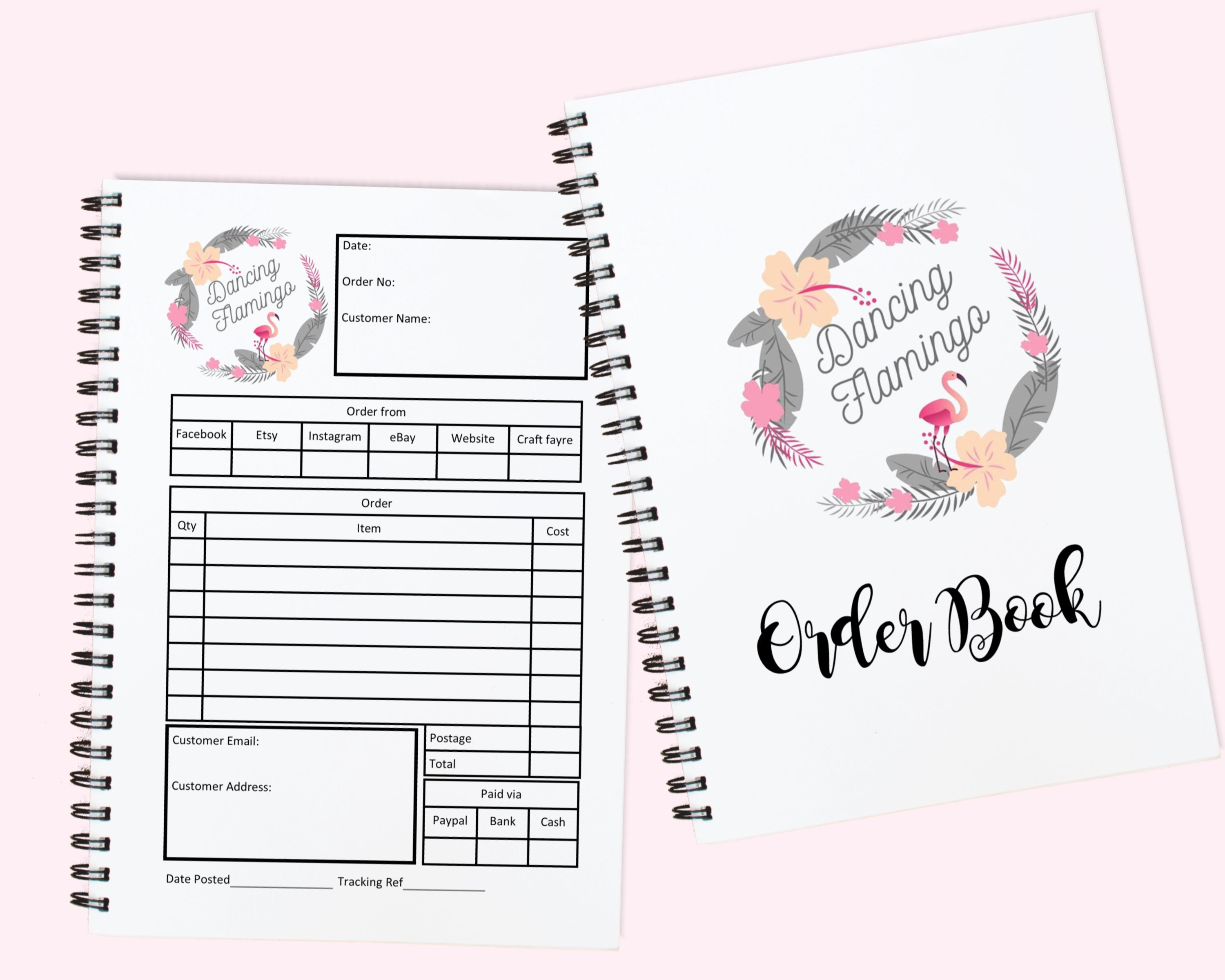 Personalised Order Book Your Logo Order Booklet Business | Etsy
