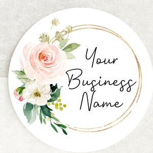 Custom Business Logo Stickers - Business Name Stickers - Stickers With ...