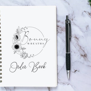 Order Book With Logo Printed - Personalised Order Book for Small ...