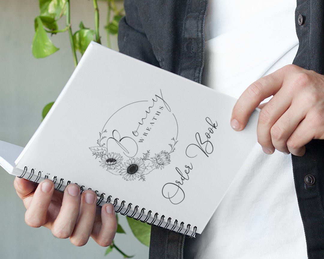 Order Book With Logo Printed - Personalised Order Book for Small ...