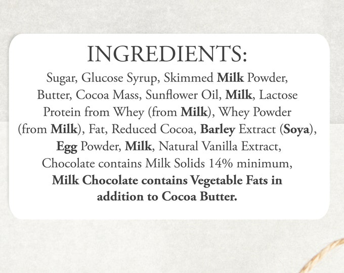 Ingredient Labels - Etsy