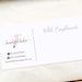 Personalised Business Compliment Slips, Logo Thank You Slips, Custom ...