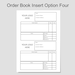 Order Book With Logo Printed - Personalised Order Book for Small ...