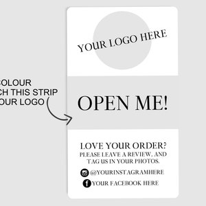 Personalised Box Seal Stickers - Logo Parcel Box Seals - Parcel Labels ...