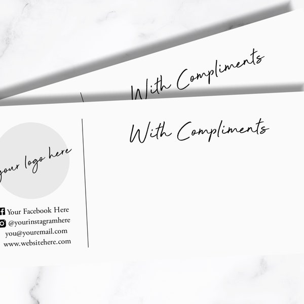 Printable Thank You Slips - Etsy