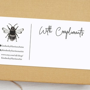Personalised Business Logo Compliment Slips, Logo Thank You Slips ...