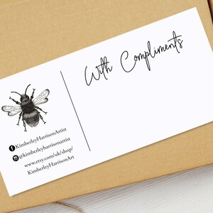 Personalised Business Logo Compliment Slips, Logo Thank You Slips ...