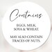 Personalised Contains Allergen Stickers Custom Printed - Etsy