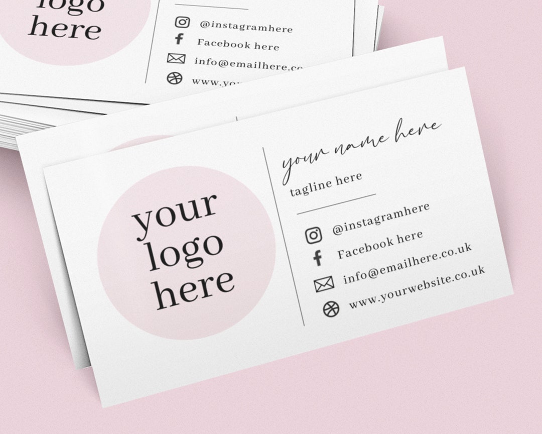 Personalized Business Cards, Logo and Social Media - Designed & Printed ...