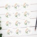 Blush Pink Wedding Stickers Light Pink Floral Wreath Sticker - Etsy