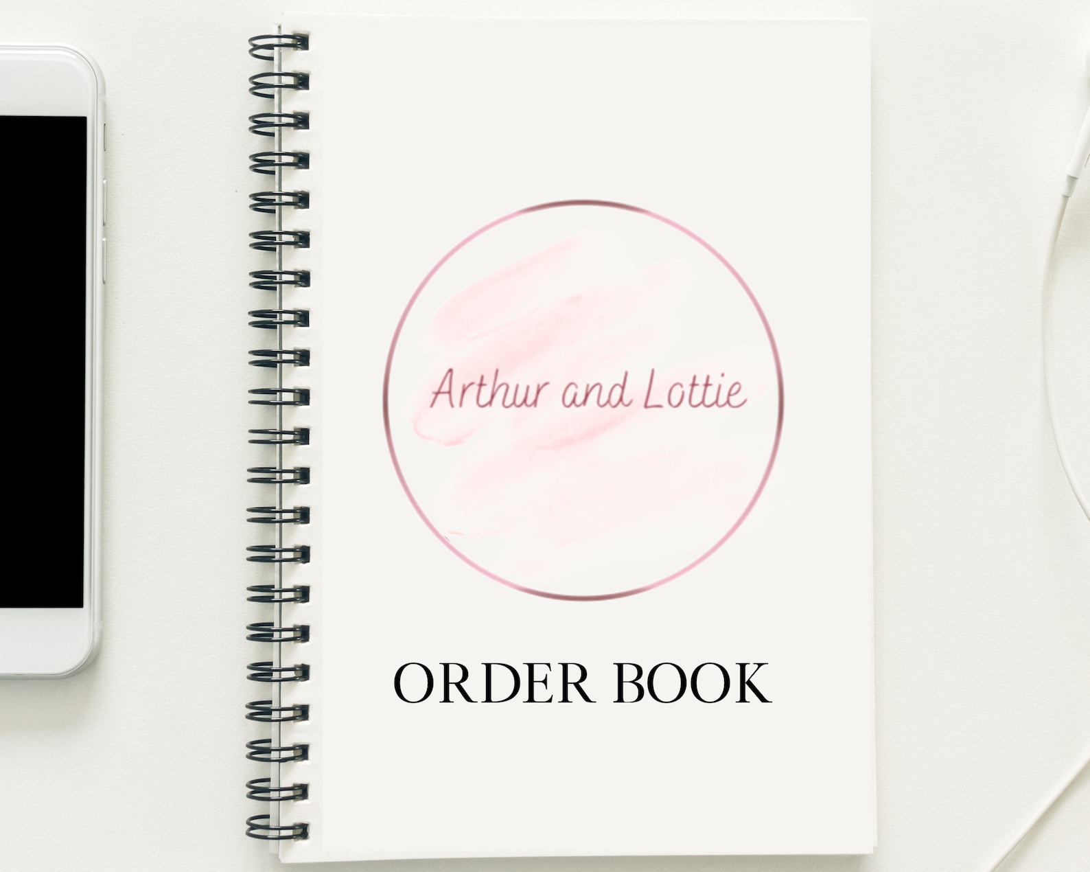 Your Logo Order Book A5 Business Order Book Personalised - Etsy UK