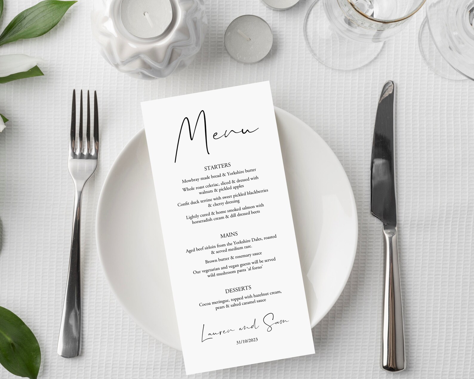 Custom Printed Wedding Menu Wedding Menu Cards Birthday - Etsy UK