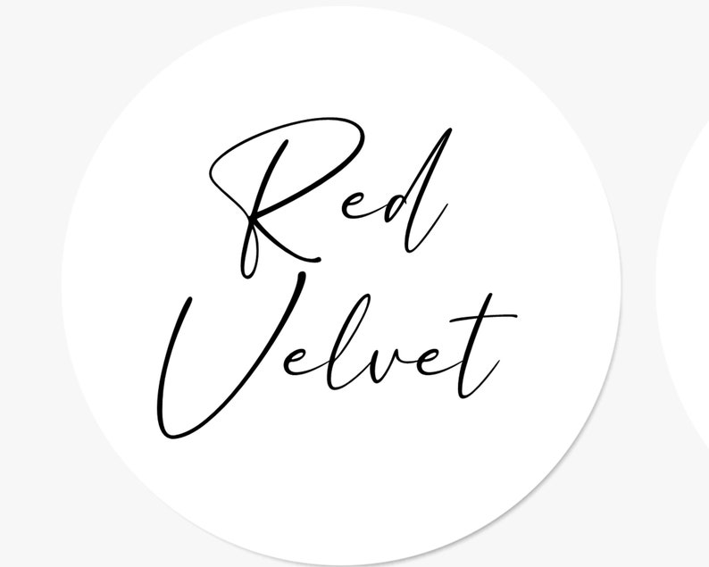 Custom Cake Flavour Stickers Flavour Labels Scent Labels - Etsy