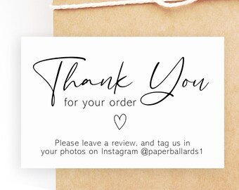Thank You Leave a Review | Etsy Australia