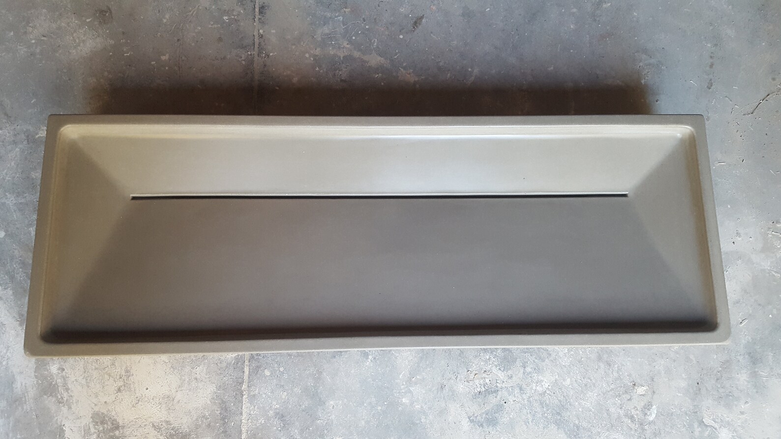48 Concrete Sink Rectangle Slot Drain Ramp Sink | Etsy