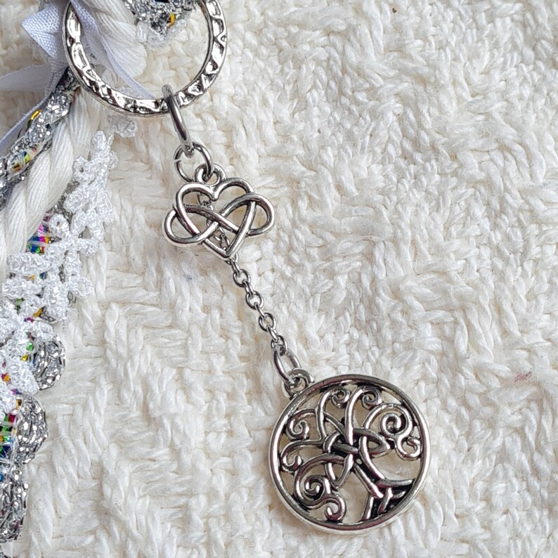 Handfasting Cord 8ft, Wedding Rope, White Leaf, White Lace, Metallic ...